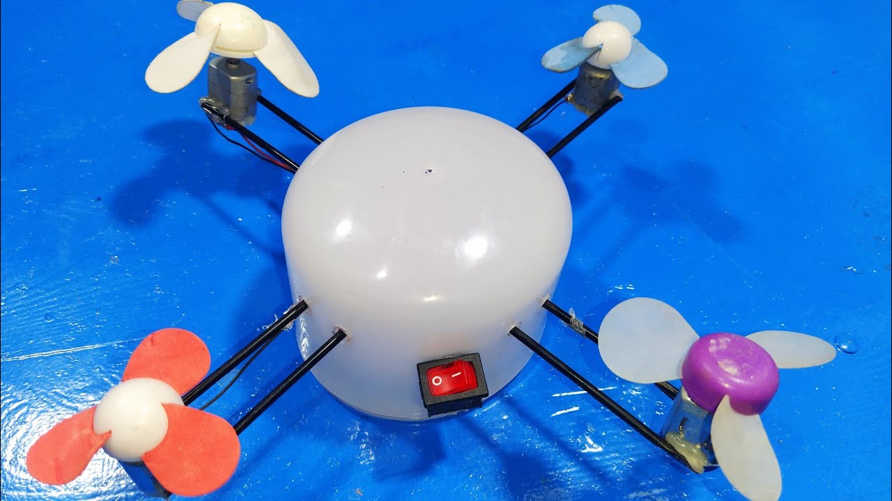 How To Make Drone at Home Easy Remote Control - YouTube