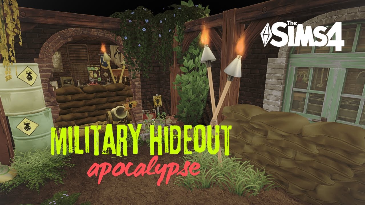 Abandoned Military Bunker – Overgrown Apocalypse Shelter | The Sims 4 ...