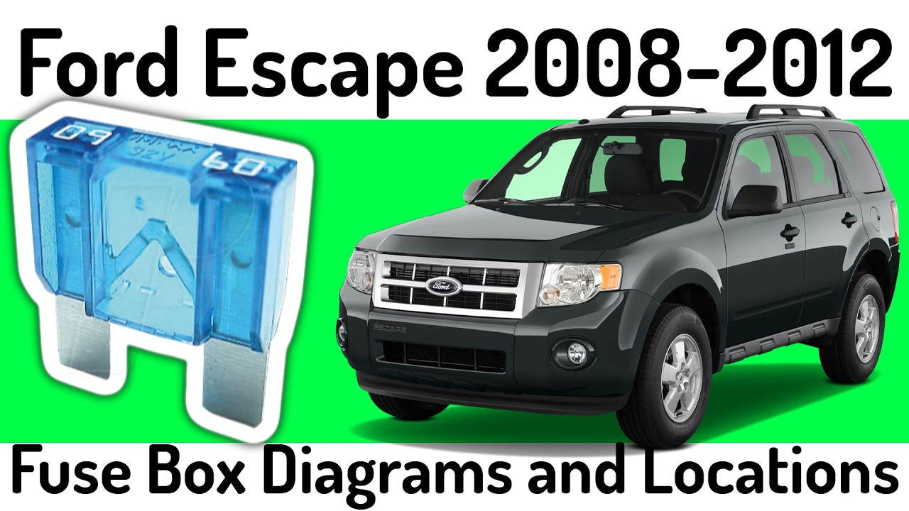 (2008-2012) Ford Escape Fuse Box Diagrams and Fuse Panel Locations ...