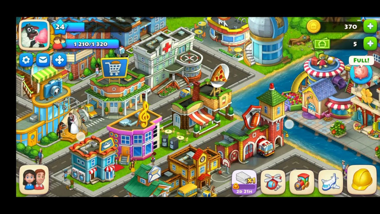 Township game level 24 ||my township decoration idea || - YouTube