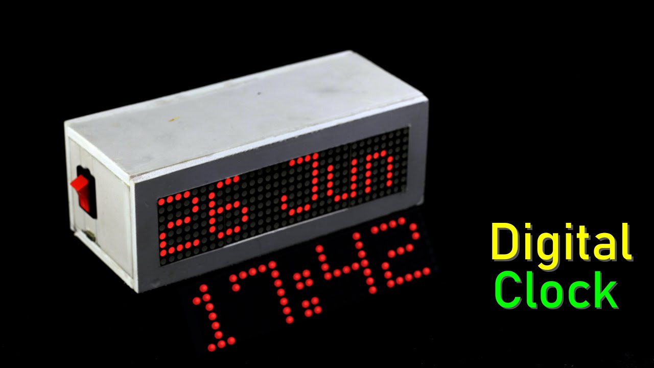 How To Make Digital Clock At Home YouTube How To Make Digital Clock At Home YouTube