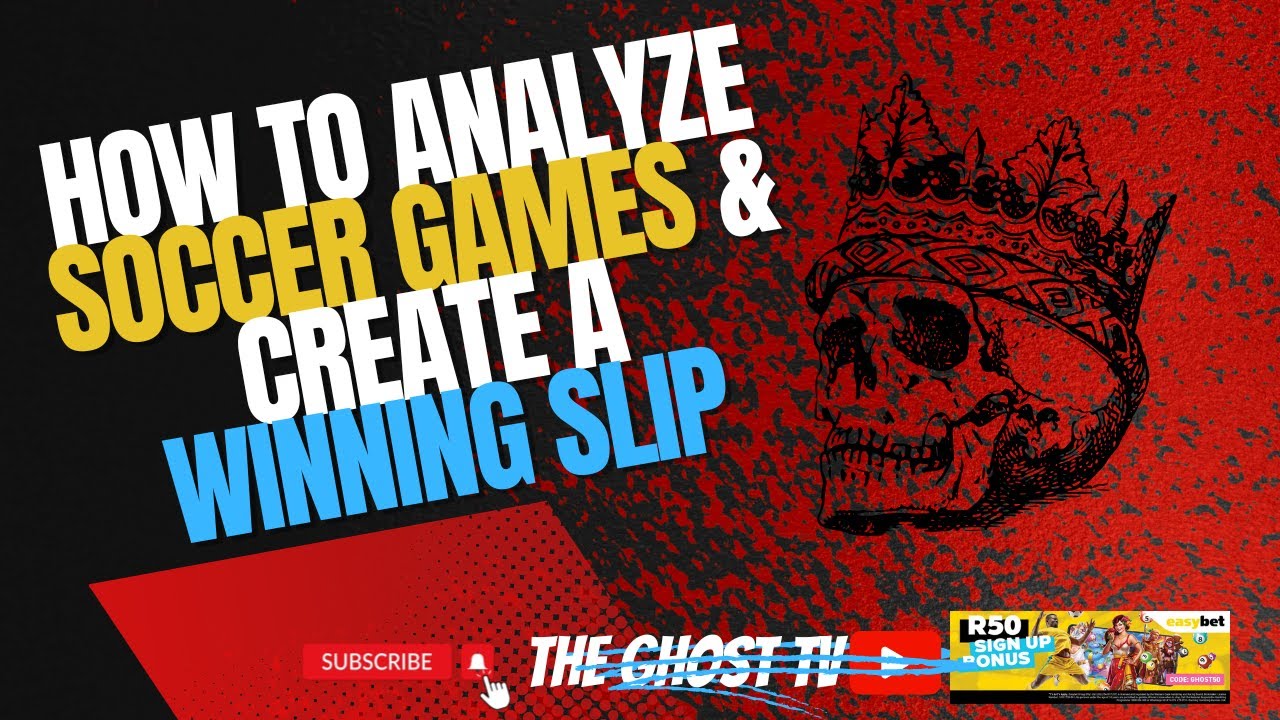 How to analyze soccer games & create a winning slip - YouTube