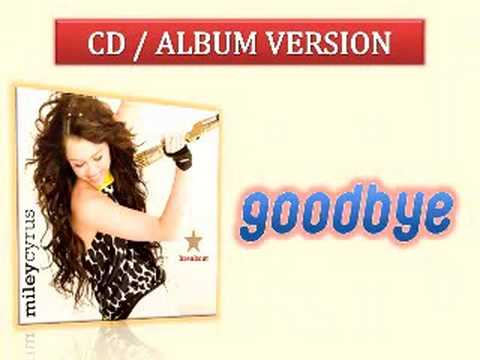 11 Goodbye - Miley Cyrus [ Full Album Version HQ with Lyrics ] - YouTube