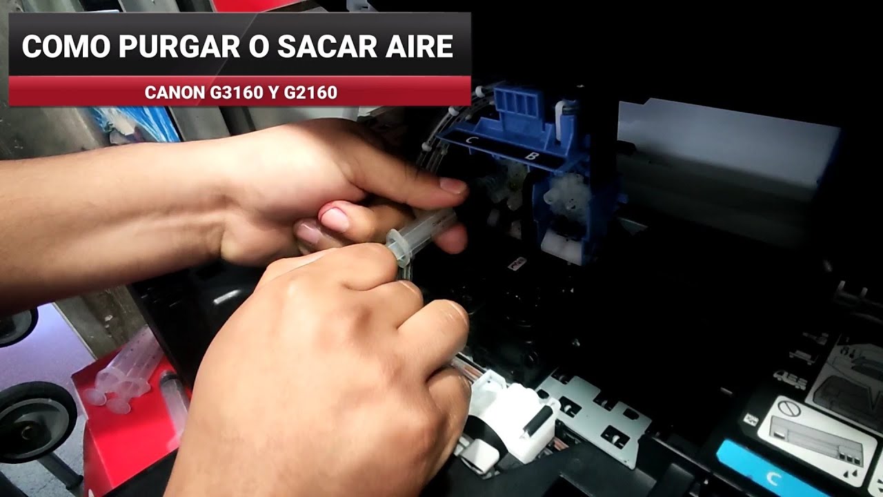 Cómo Purgar o sacar aire de sistema continuo de tinta en impresoras 🖨️ ...
