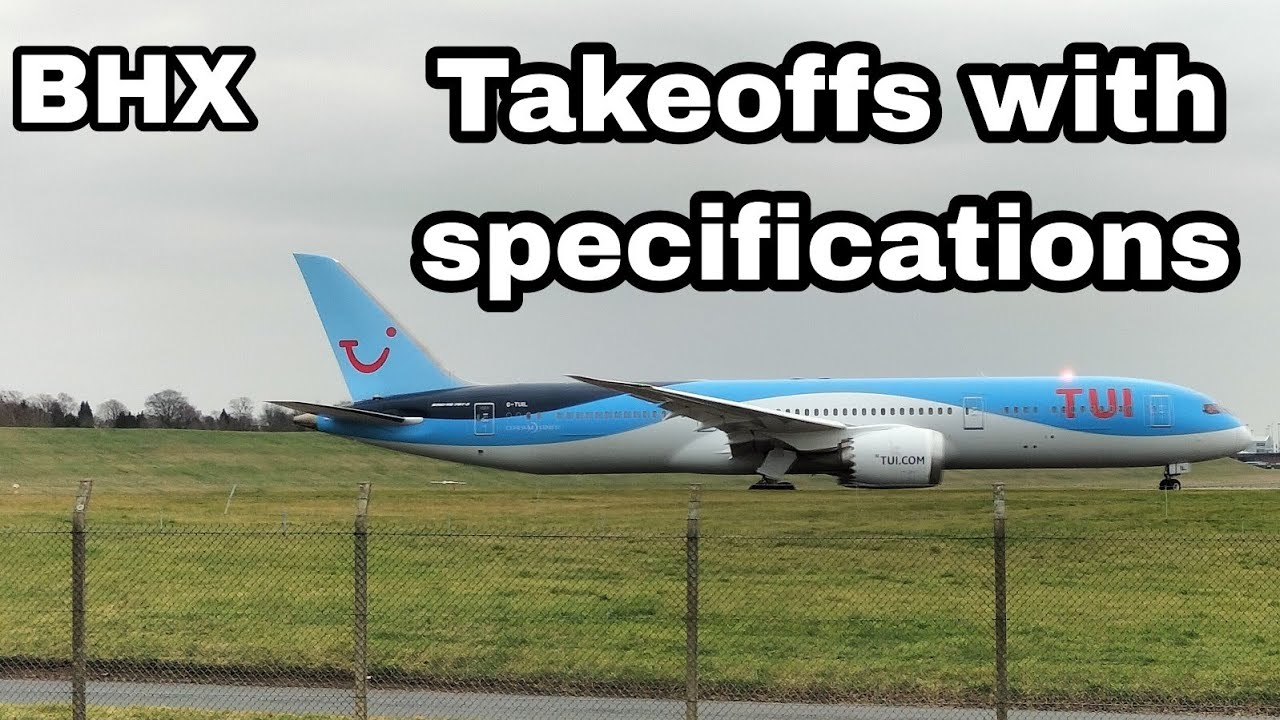 Birmingham Airport(BHX) Plane Takeoffs with Specification. check ...