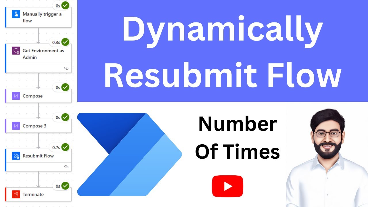 Dynamically Resubmit Power Automate Flow - YouTube