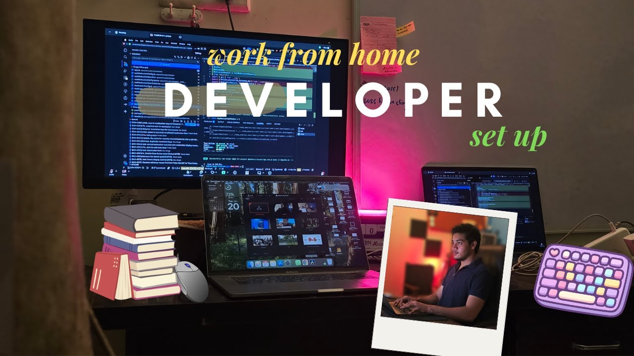 My Full Developer Desk Setup Tour 😎 #software #developer #setup - YouTube