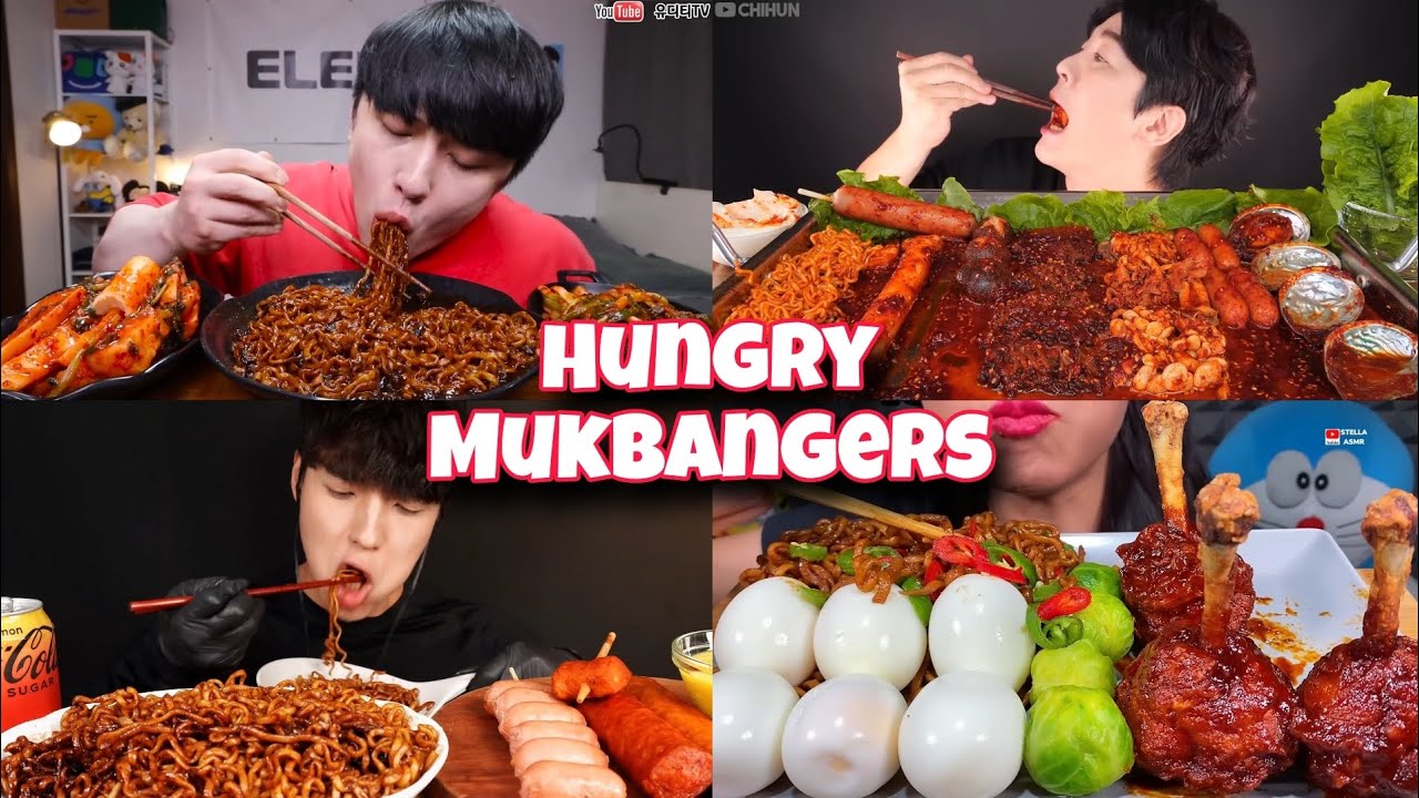 2X SPEED 🔥 ASMR Extremely Hungry Mukbangers - YouTube