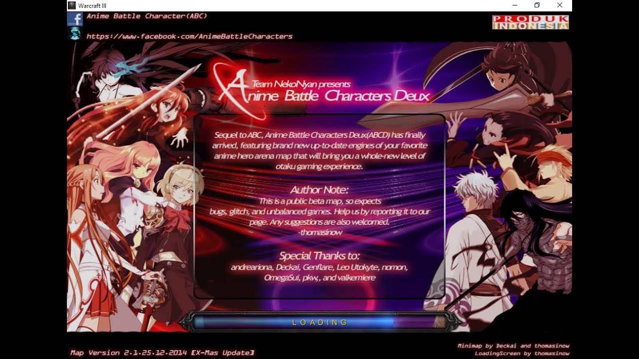 Warcraft 3 #5 AI map [Advanced Battle Characters Deux] ANIME - YouTube