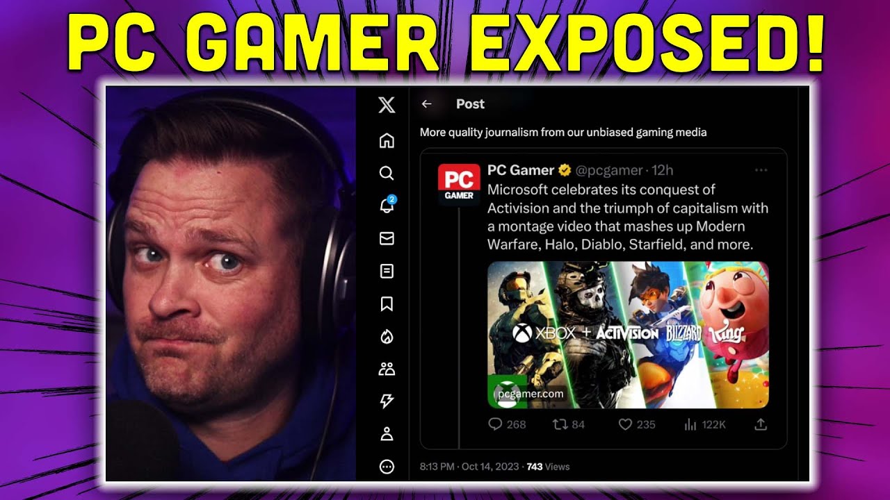 Why PC Gamer is DEAD WRONG About Microsoft's Activision Takeover! - YouTube