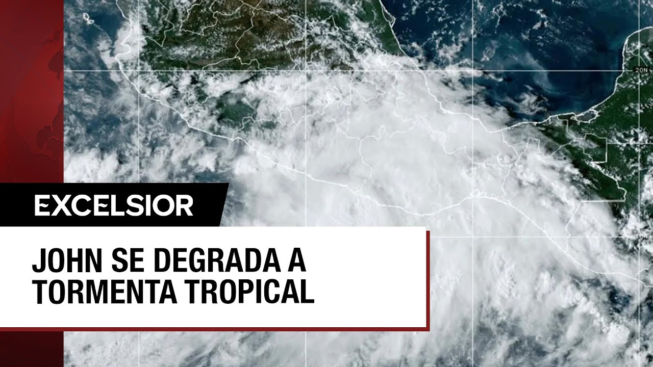 Tormenta John emergerá de nuevo al mar - YouTube