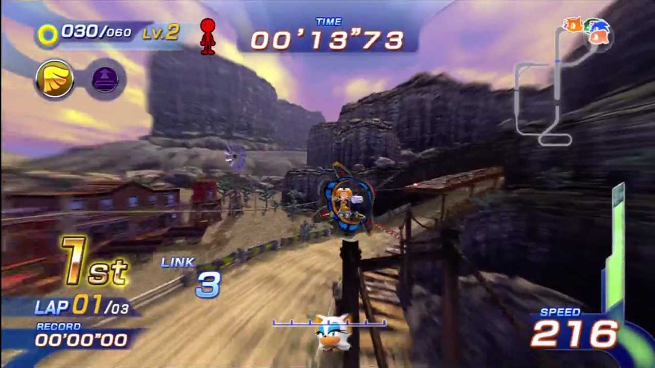 Sonic Free Riders: Rocky Ridge (Standard / Free Race) [1080 HD] - YouTube