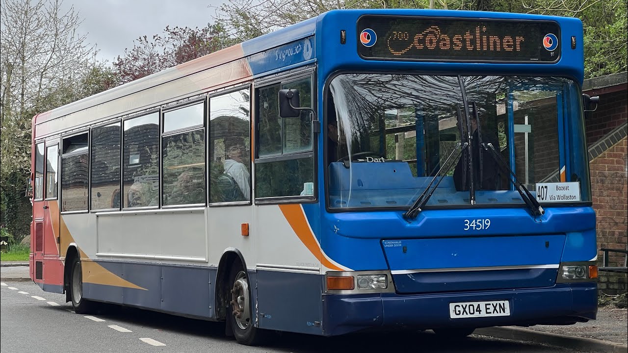 Preserved Ex Stagecoach South Dennis Dart SLF GX04 EXN 34519 on 407 ...