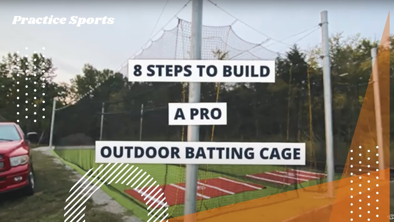 HOW TO BUILD: Pro Outdoor Batting Cage (8 STEPS) - YouTube