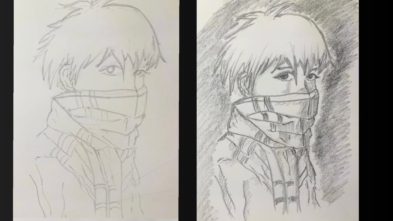 How to draw random anime || how to draw anime || anime kaise banaye ️ ...