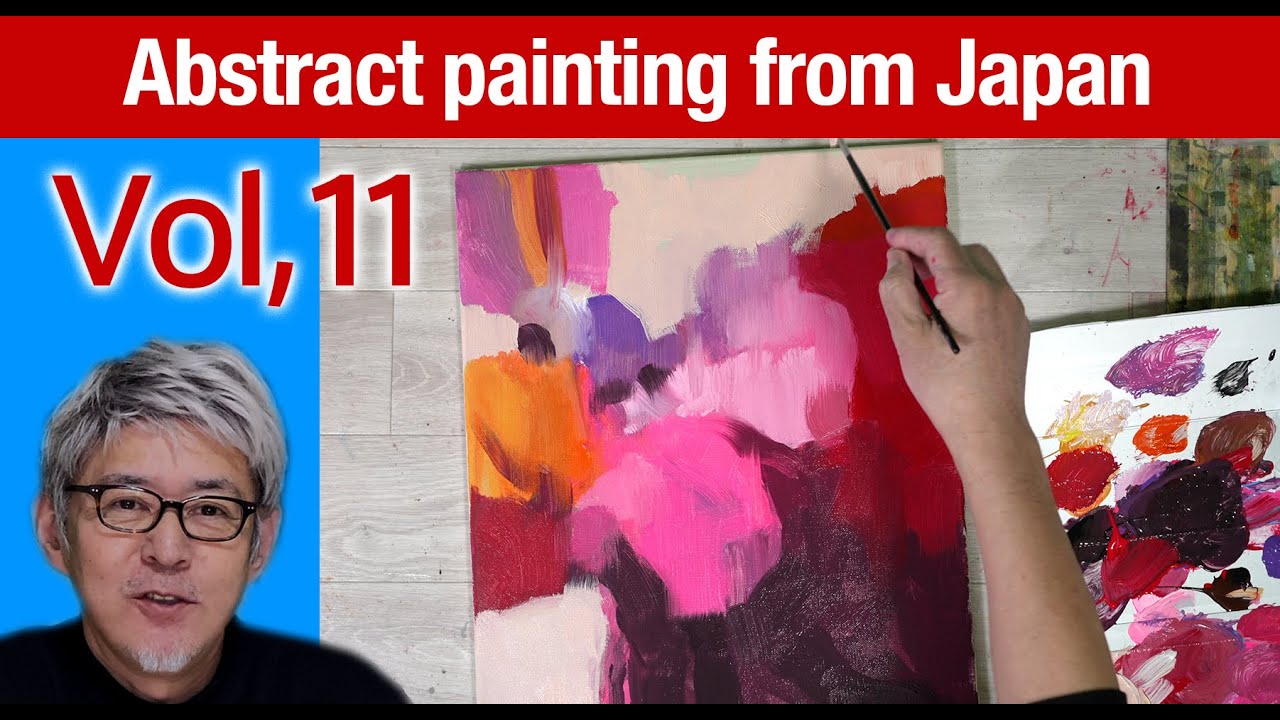 【Abstract Painting】Abstract painter in Tokyo, Japan - YouTube