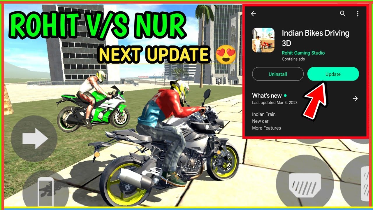 Rohit Gamer and Nur New Update | Indian Bikes Driving 3d Game | Funny ...