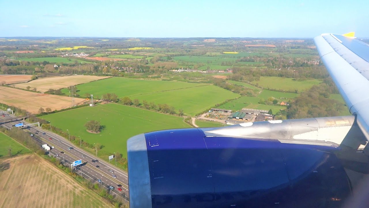 Monarch A300 FINAL FLIGHT G-OJMR Landing at Birmingham Airport [1080p ...
