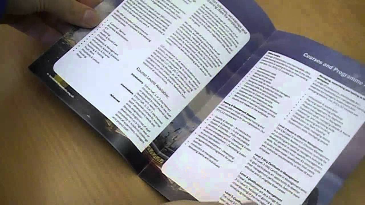 A4 Folded to A5 Example - Printmeit.com - YouTube