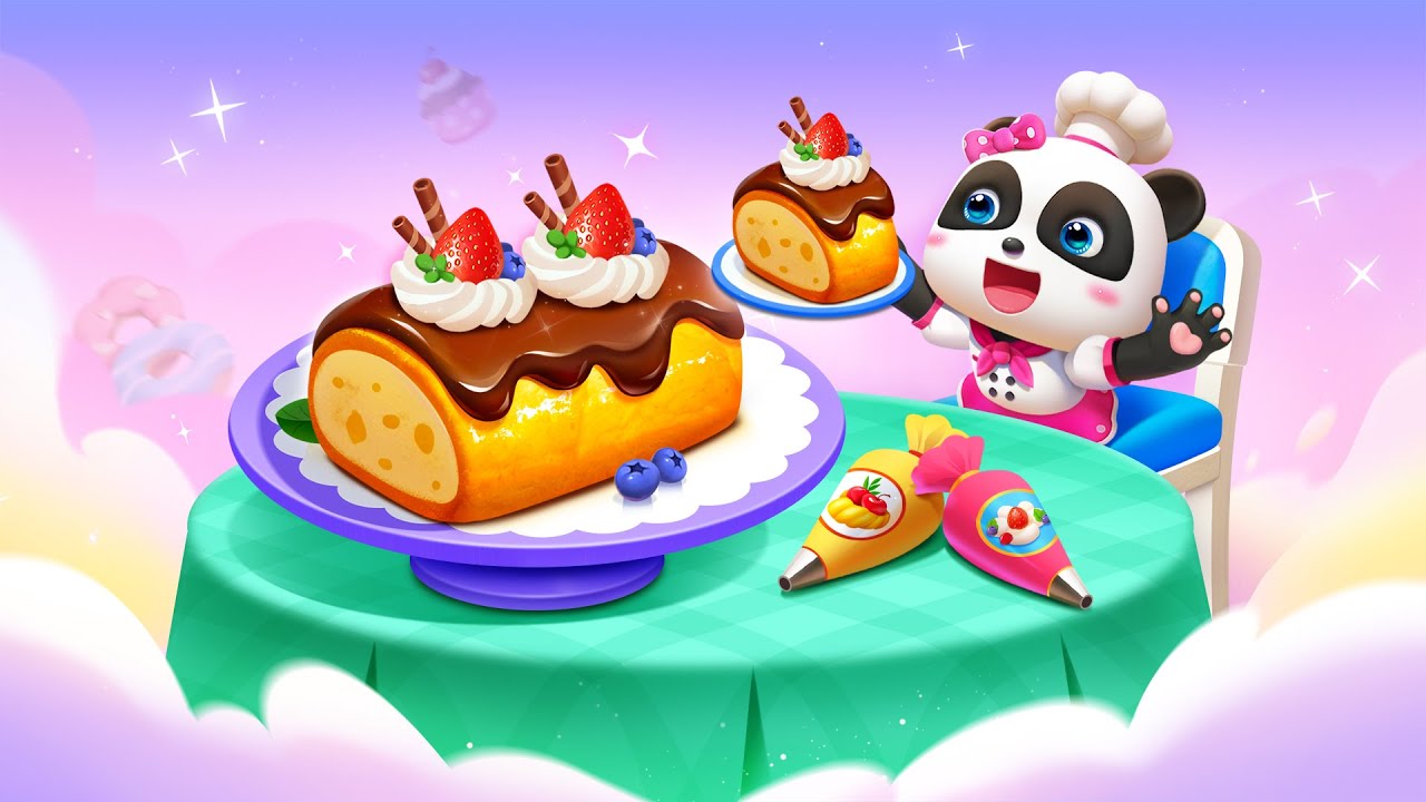Little Panda's Cake Shop | For Kids | Preview video | BabyBus Games ...