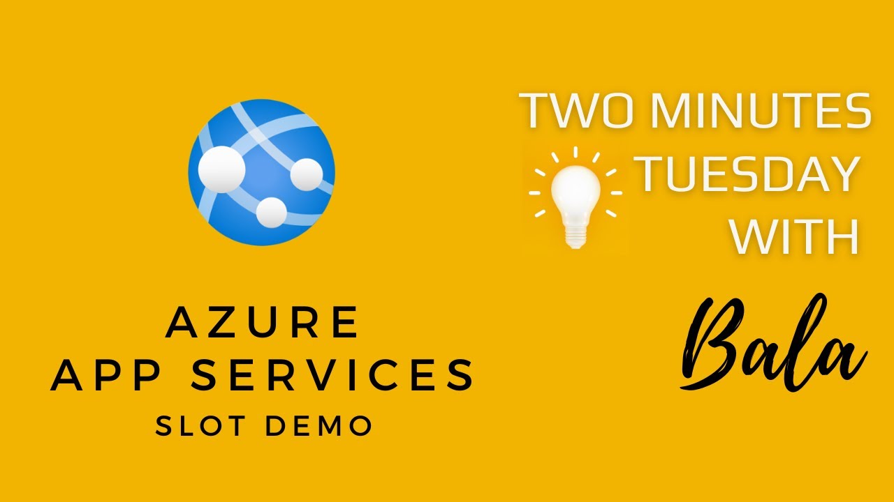Azure App Service Slot Demo - YouTube