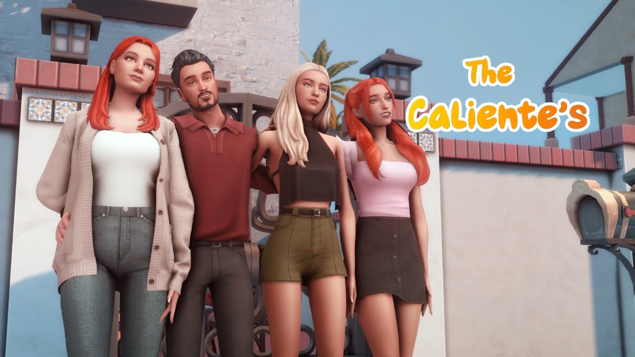 Giving the CALIENTE'S a makeover!🔥| Sims 4 CAS - YouTube