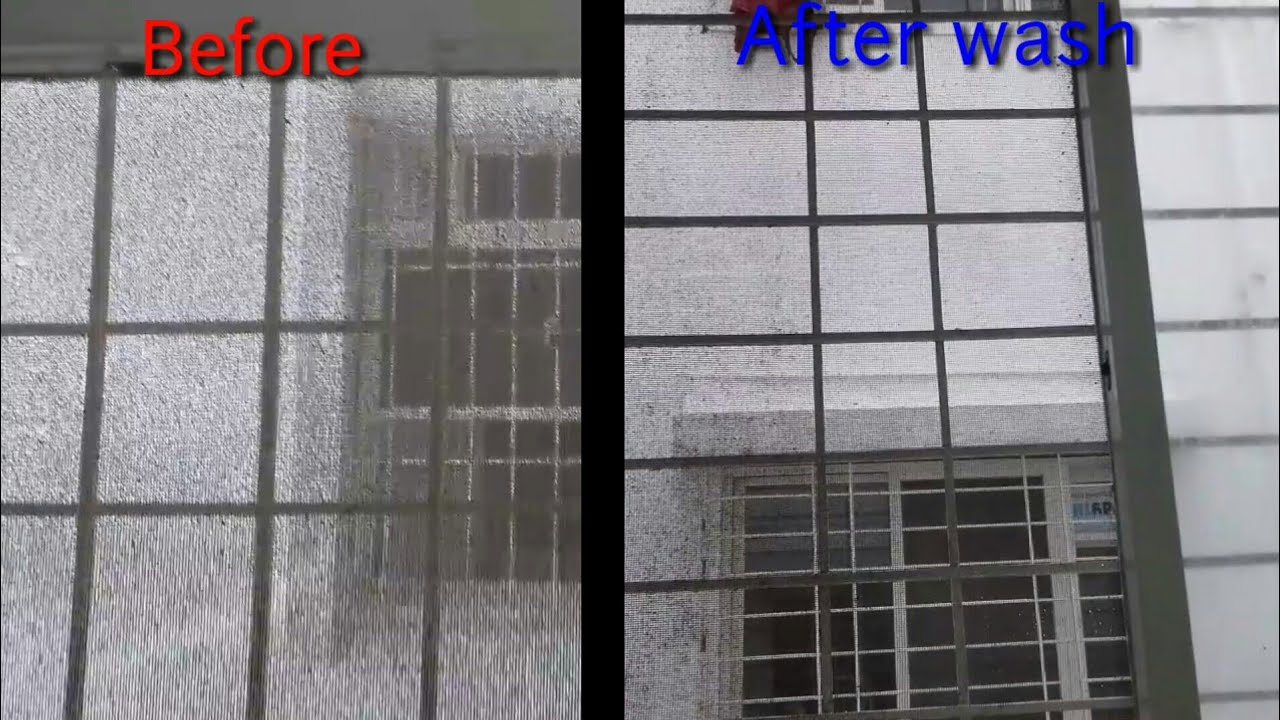 How to clean net window ||रसोई की खिड़की साफ करने के उपाय Upchar Nuskhe ...
