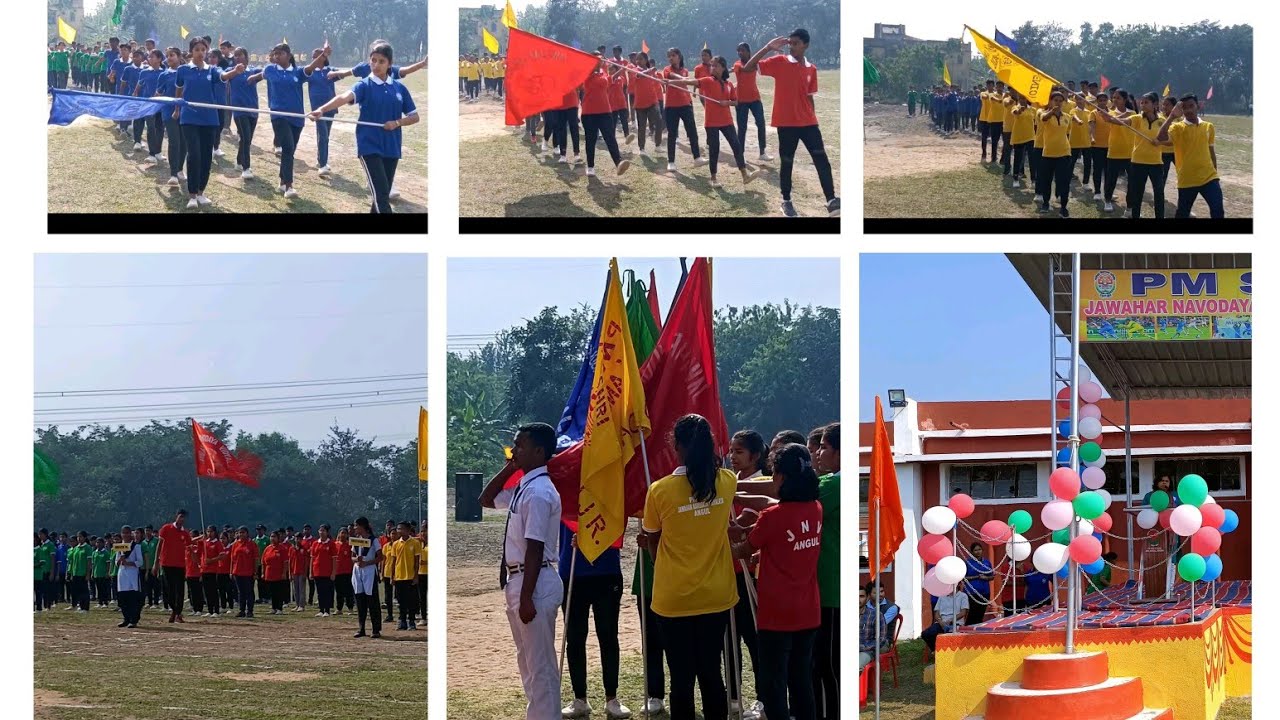 Annual sports day jnv angul odisha 2024-25 - YouTube