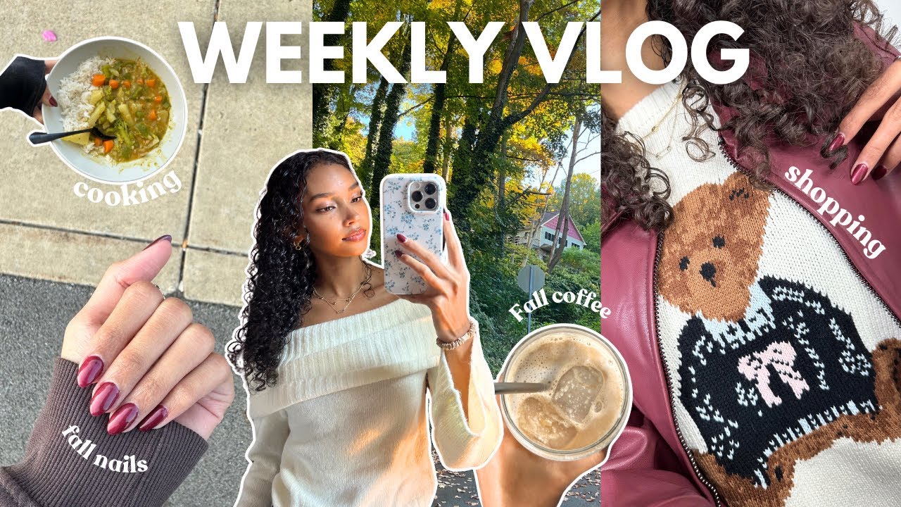 WEEKLY VLOG 🧸 - mini golf, running errands, shopping, & cooking - YouTube