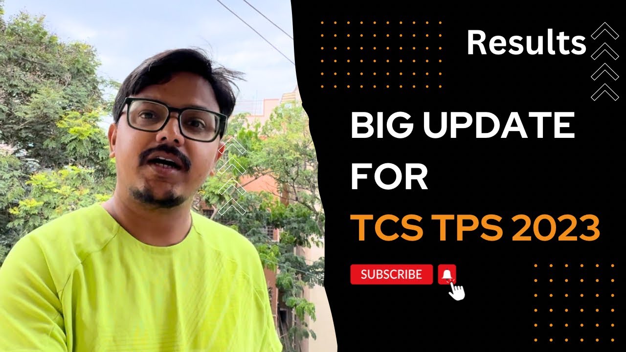 Good News for TCS TPS Aspirants - YouTube