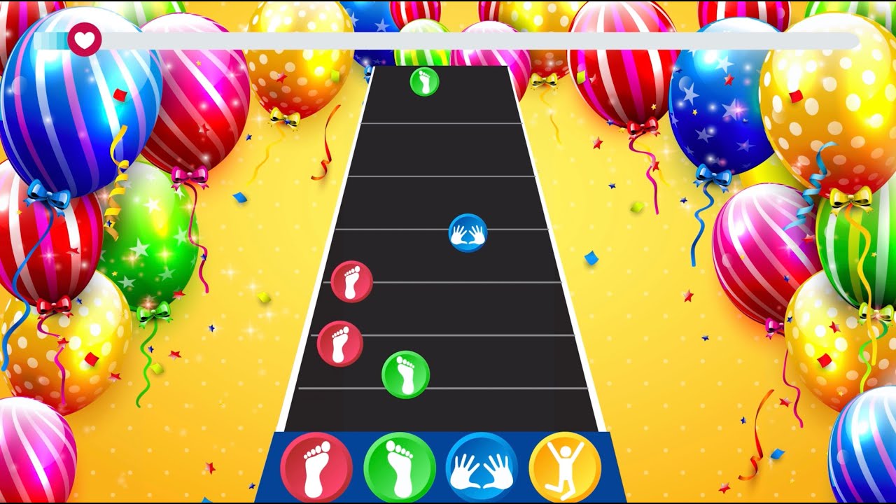 Kids Jump Challenge Game - Happy Birthday Dance - YouTube
