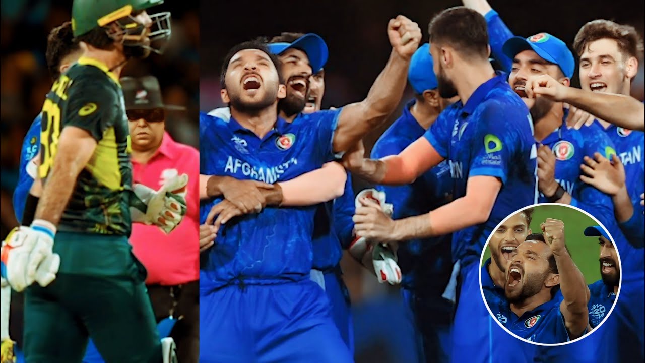 Afghanistan Beat Australia in Super 8 | AFG Team Celebration after Won ...