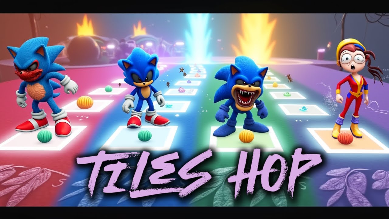 🟢Tiles Hop🌟Sonic the Hedgehog 🆚 Sonic EXE in an Epic Clash! - YouTube