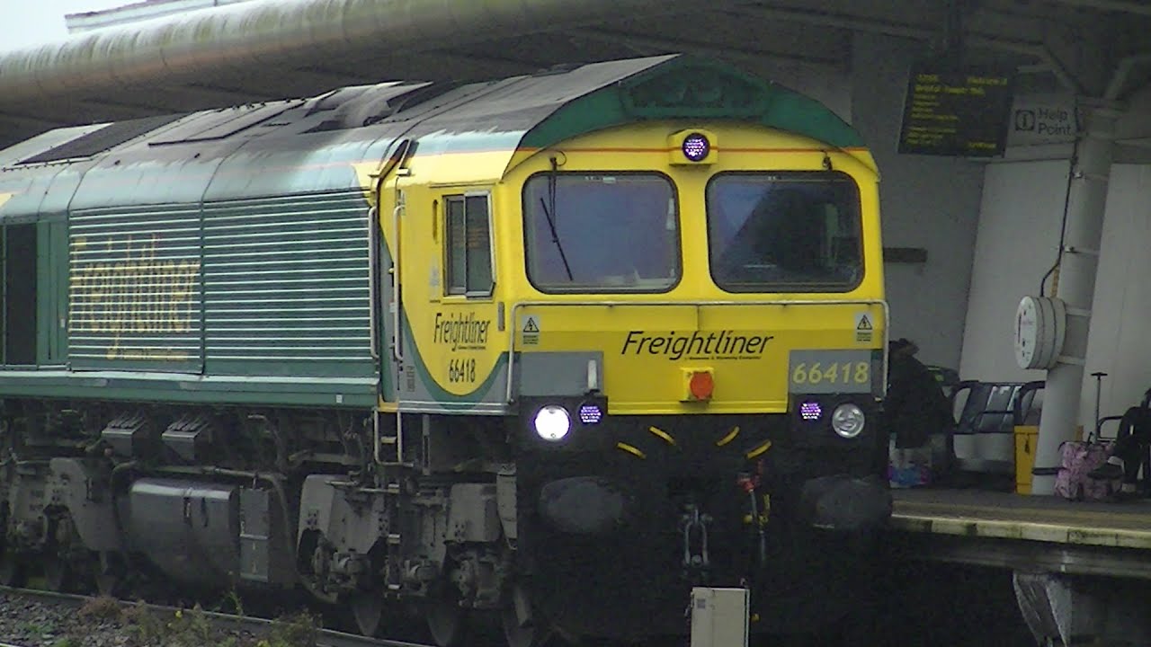 Class 66 Freightliner 66418 - YouTube