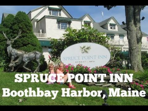 The Monsters Visit Spruce Point Inn, Boothbay Harbor, Maine - YouTube