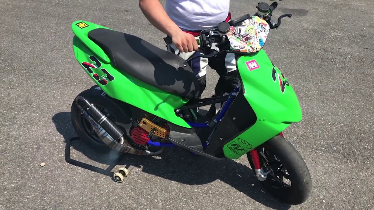 Yamaha JOG R C-ONE R/T 70CC VIDEO EDIT BY SCOOTERTUBE - YouTube