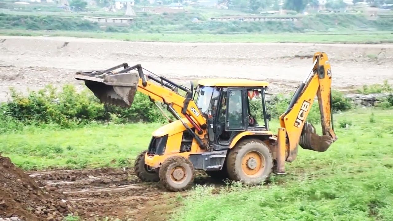 New Jcb 3dx Eco Backhoe Machine Working In Farming Field | Jcb Video ...