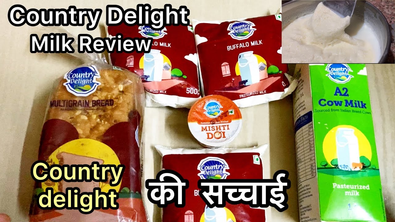 Country delight Cow Milk Review।Country delight Buffalo Milk| Honest ...
