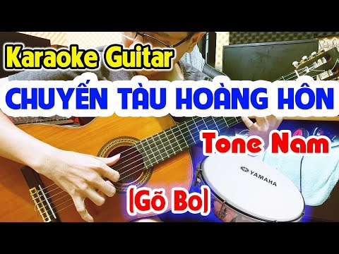 [Karaoke Guitar] Chuyến Tàu Hoàng Hôn Tone Nam - Rumba Gõ Bo 9669 Âm Thanh Mộc Mạc Chất Xưa 1975