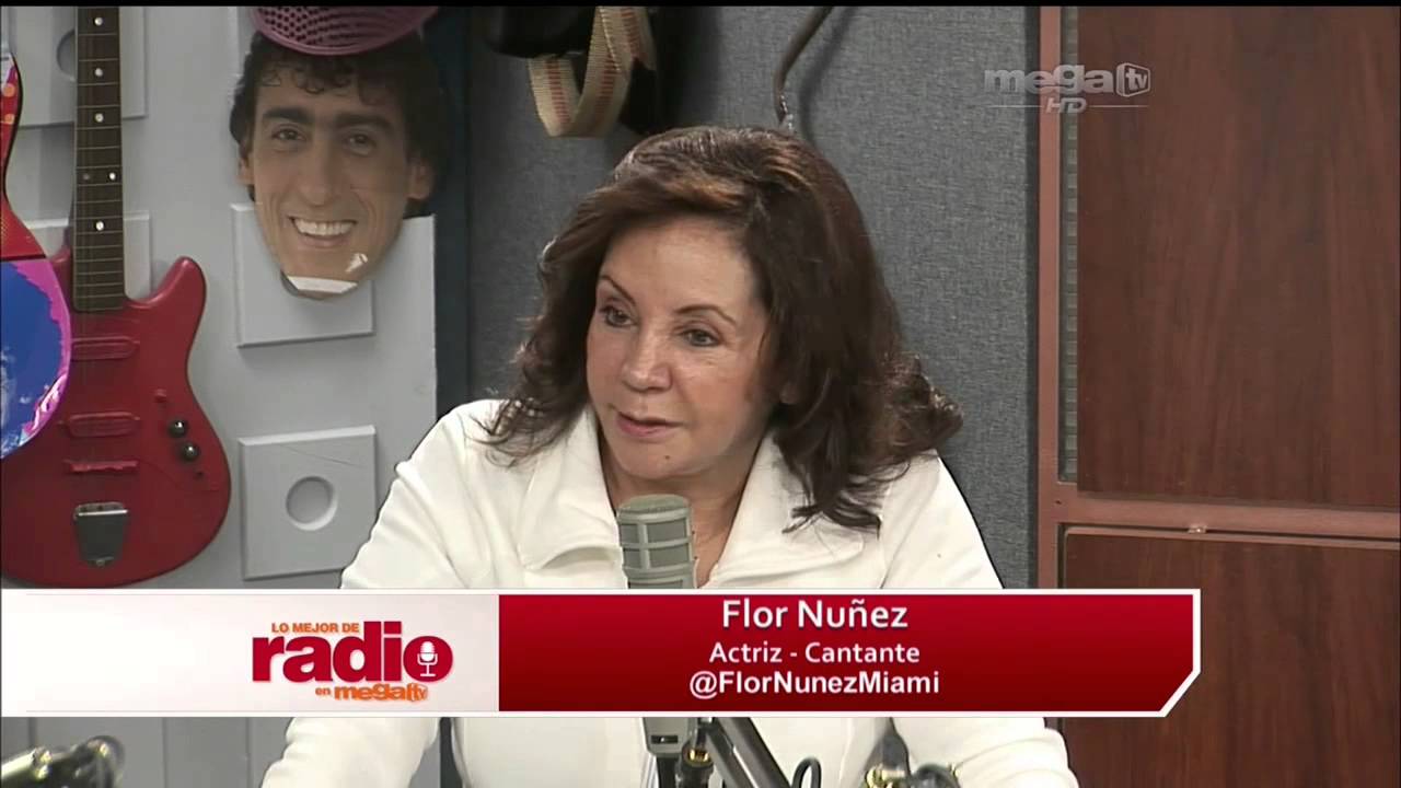 Flor Nuñez actriz venezolana en lo mejor de radio - YouTube