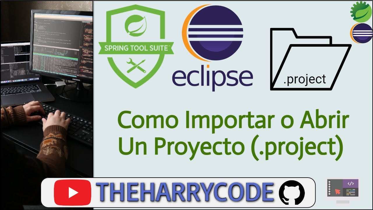 Curso de Eclipse & STS4 | Como Importar o Abrir Un Proyecto (.project) en Eclipse & STS4 - YouTube