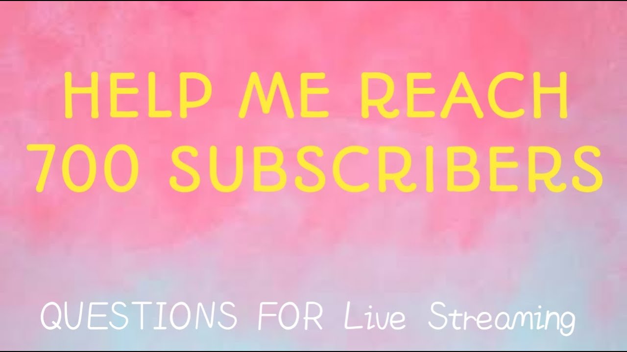 Road to 700 Subscribers !!! Please help me. - YouTube