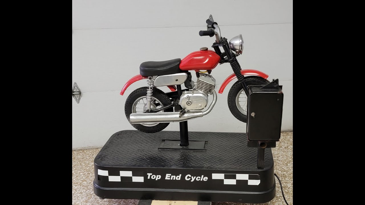 coin operated motorcycle ride - YouTube