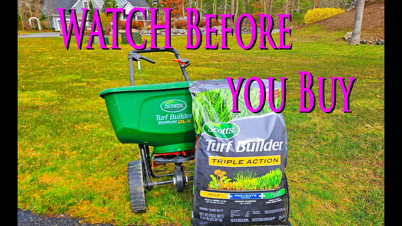SCOTTS Turf Builder Triple Action Weed Prevent & Feed. Does it Work ...