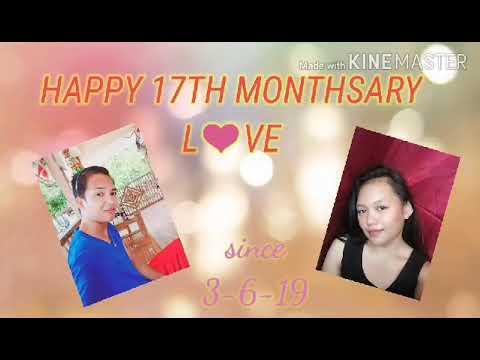 Happy 17th monthsary love😍😍😘😘 - YouTube
