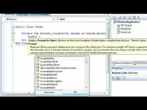 Visual Basic Notification Tutorial : Computer Programming - YouTube