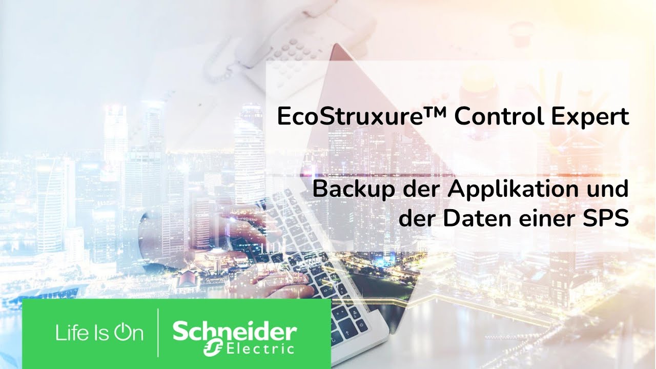 Control Expert, Backup der Applikation und der Daten einer SPS ...