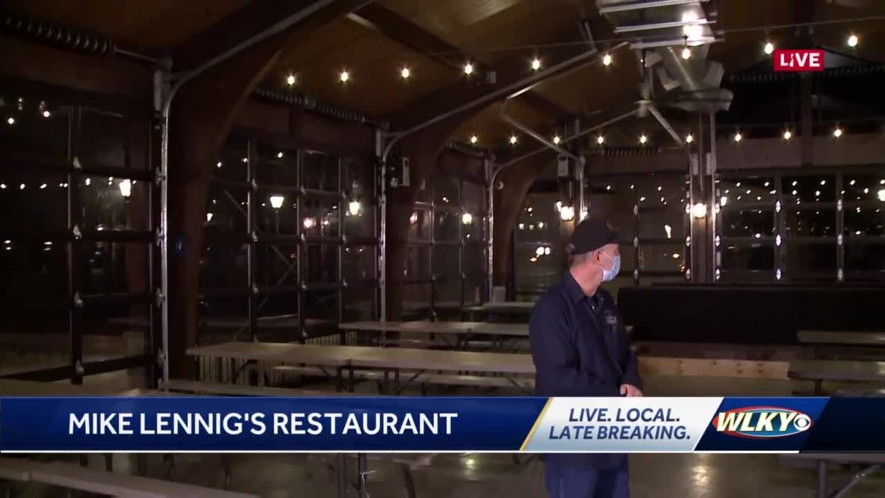 Mike Linnig's showcases new pavilion that seats 200 people - YouTube