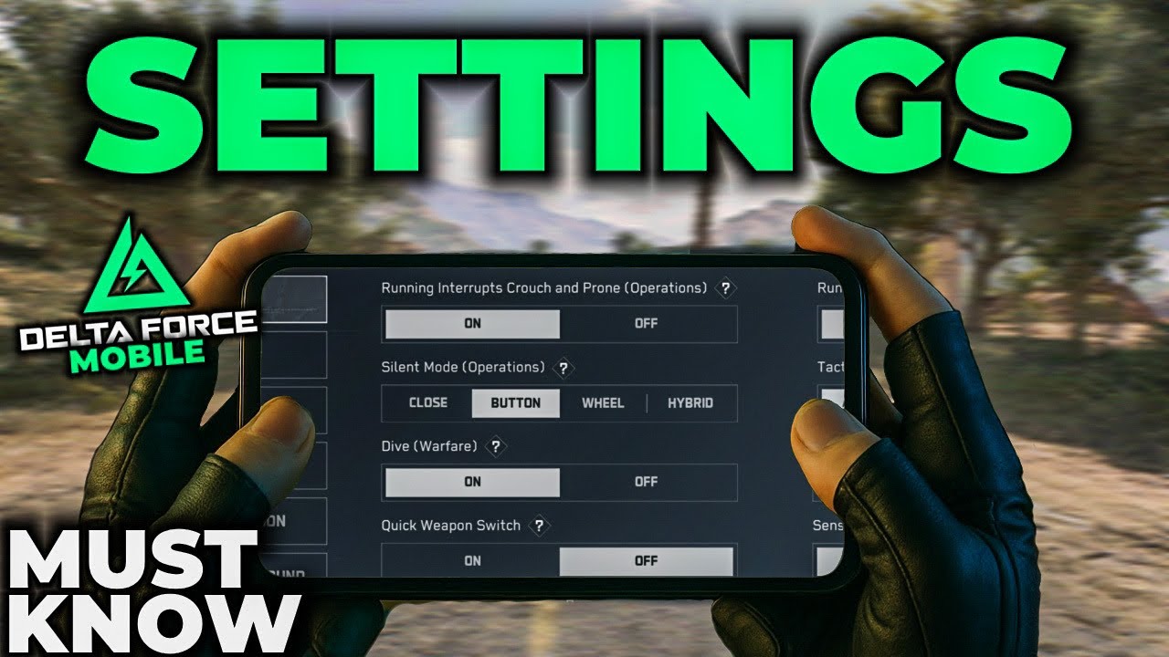 Delta Force Mobile Settings You MUST Change NOW! (Pro Sensitivity Guide ...