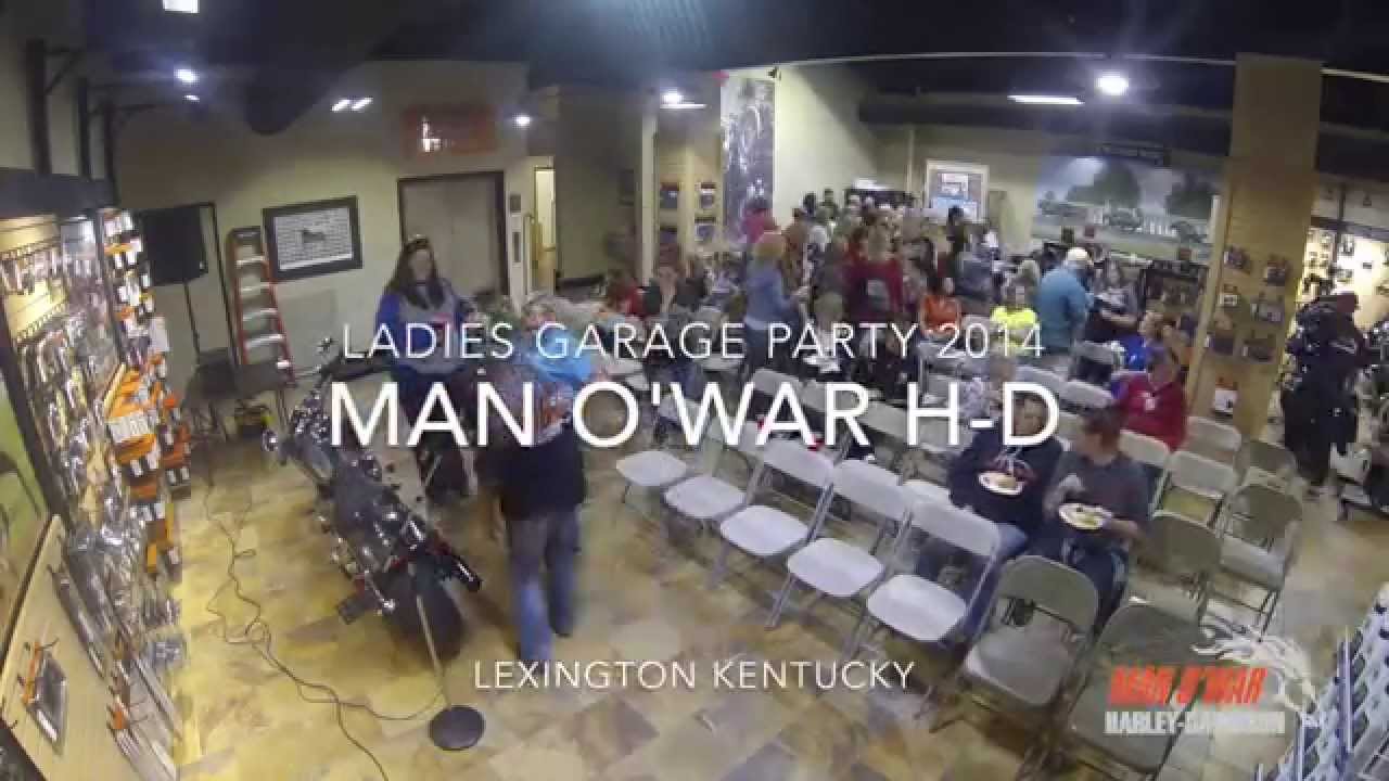 Ladies Garage Party 2014 Man O'War Harley-Davidson - YouTube